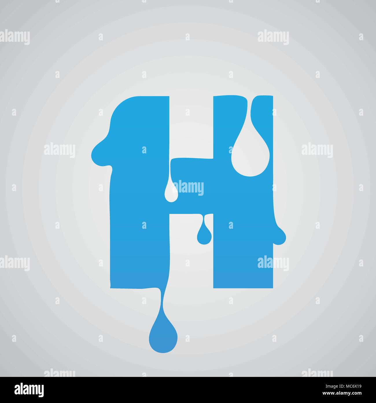 Blue flow character, vector Stock Vector Image & Art - Alamy