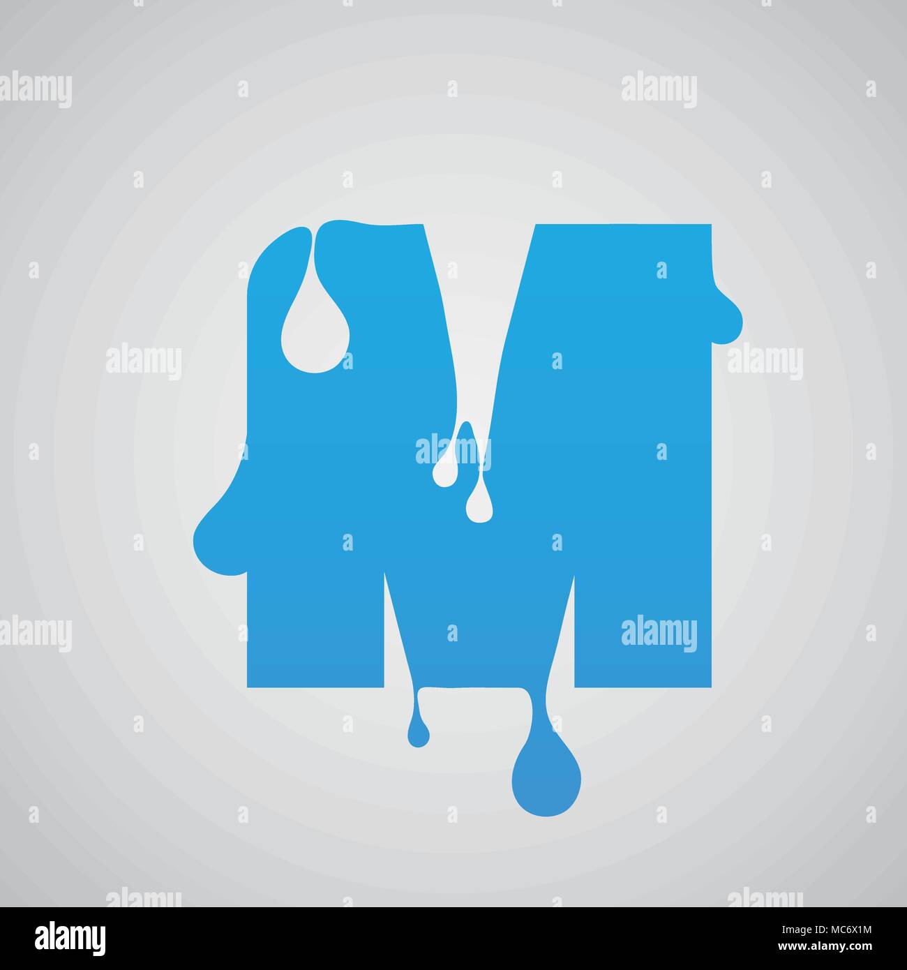 Blue flow character, vector Stock Vector Image & Art - Alamy