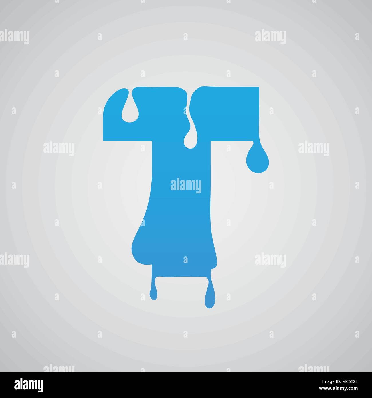 Blue flow character, vector Stock Vector Image & Art - Alamy