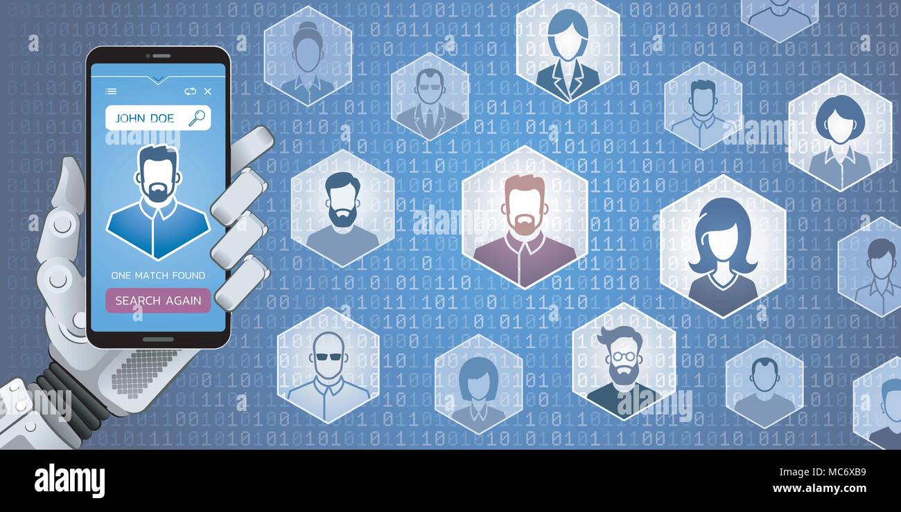 Job search interface Stock Vector Images - Alamy