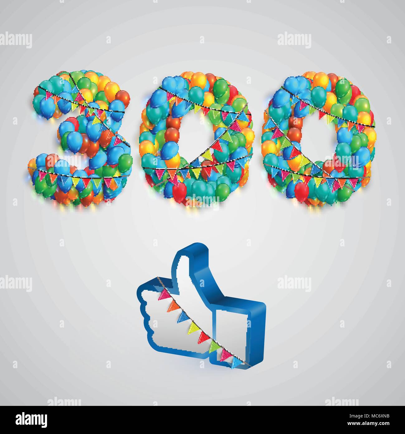 Balloon number 300 hi-res stock photography and images - Alamy