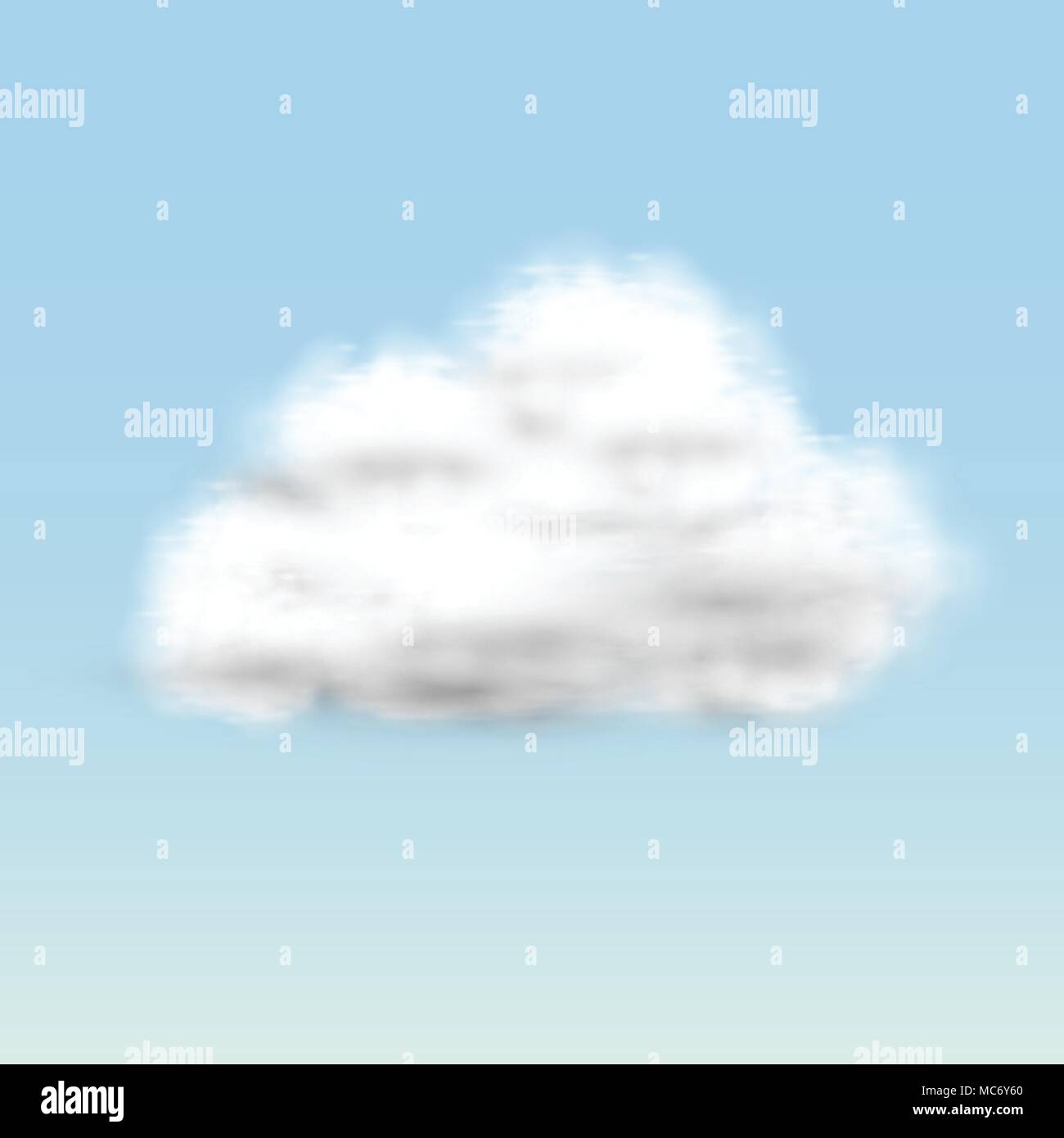 Realistic clouds, vector Stock Vector Image & Art - Alamy
