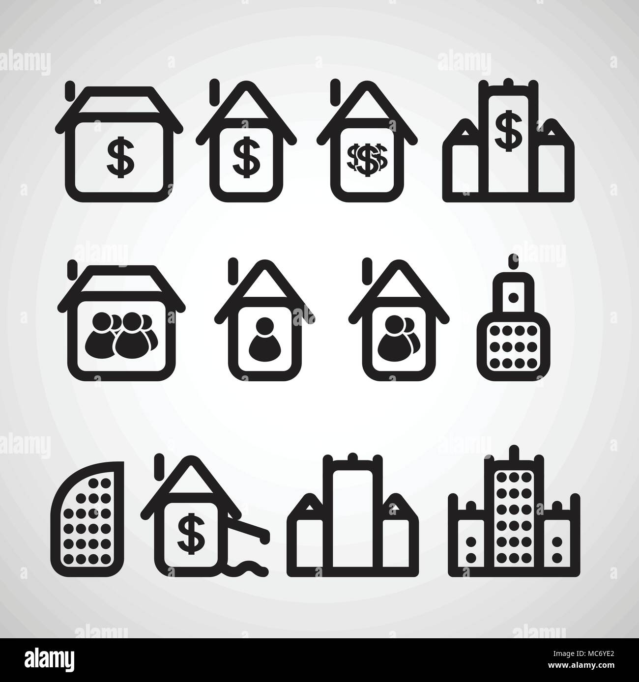 Accomodation icon, vector Stock Vector Image & Art - Alamy