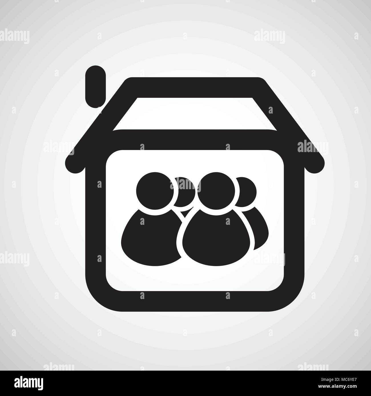 Accomodation icon, vector Stock Vector Image & Art - Alamy
