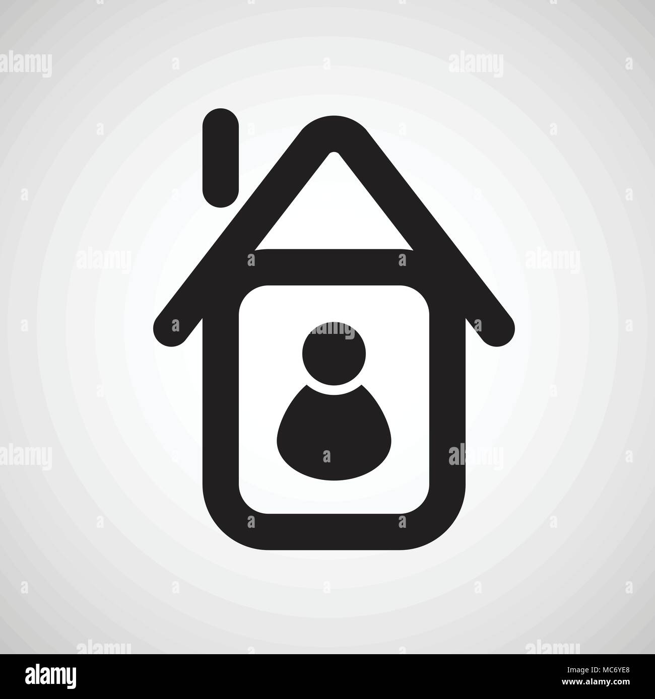 Accomodation icon, vector Stock Vector Image & Art - Alamy