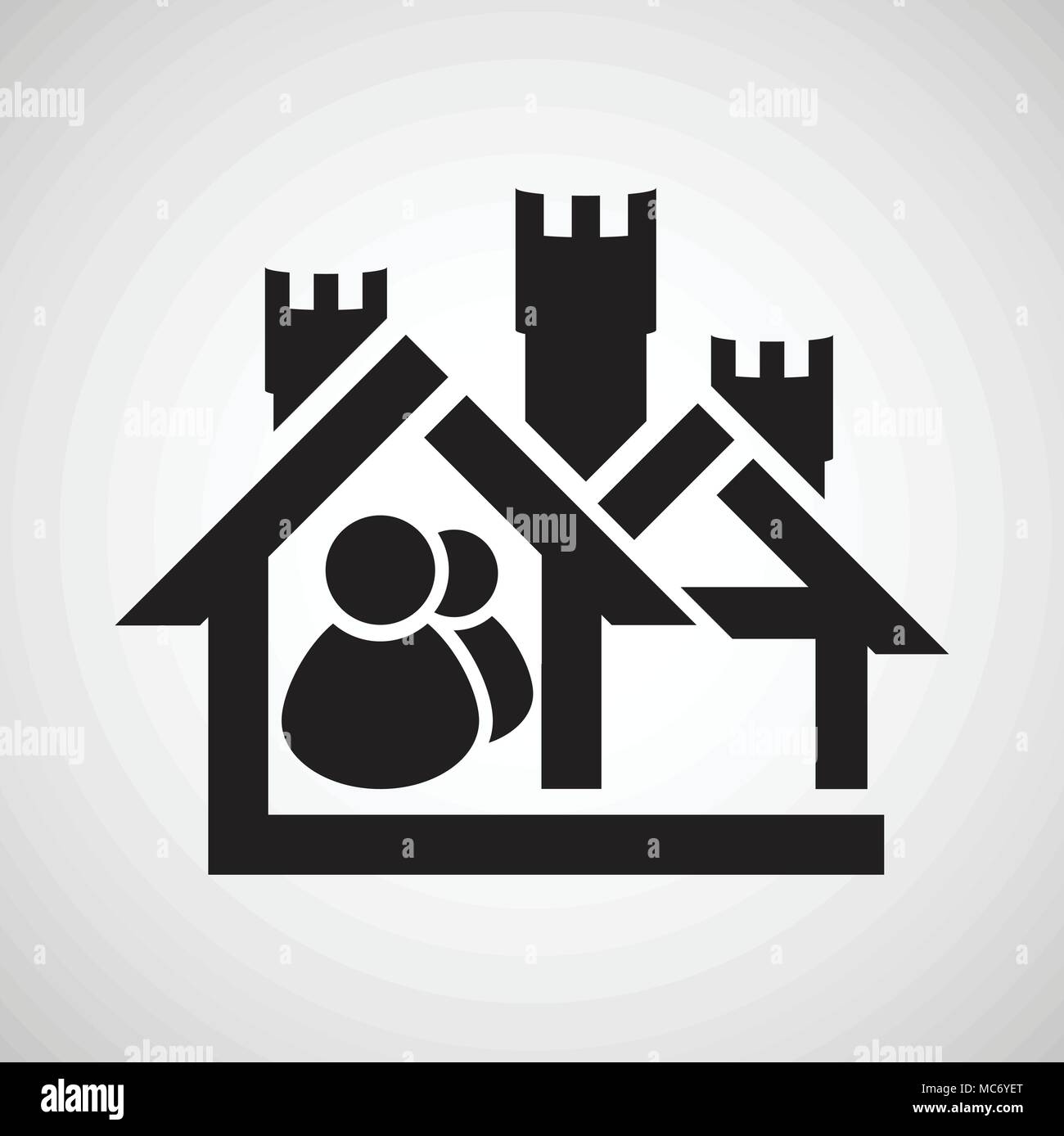 Accomodation icon, vector Stock Vector Image & Art - Alamy