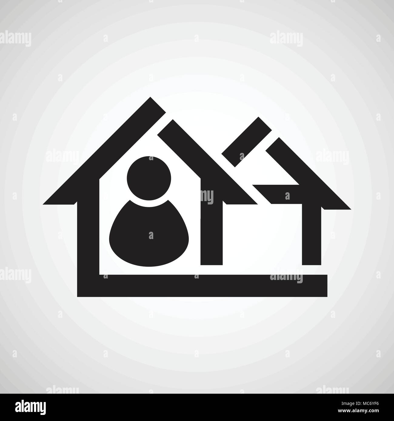 Accomodation icon, vector Stock Vector Image & Art - Alamy