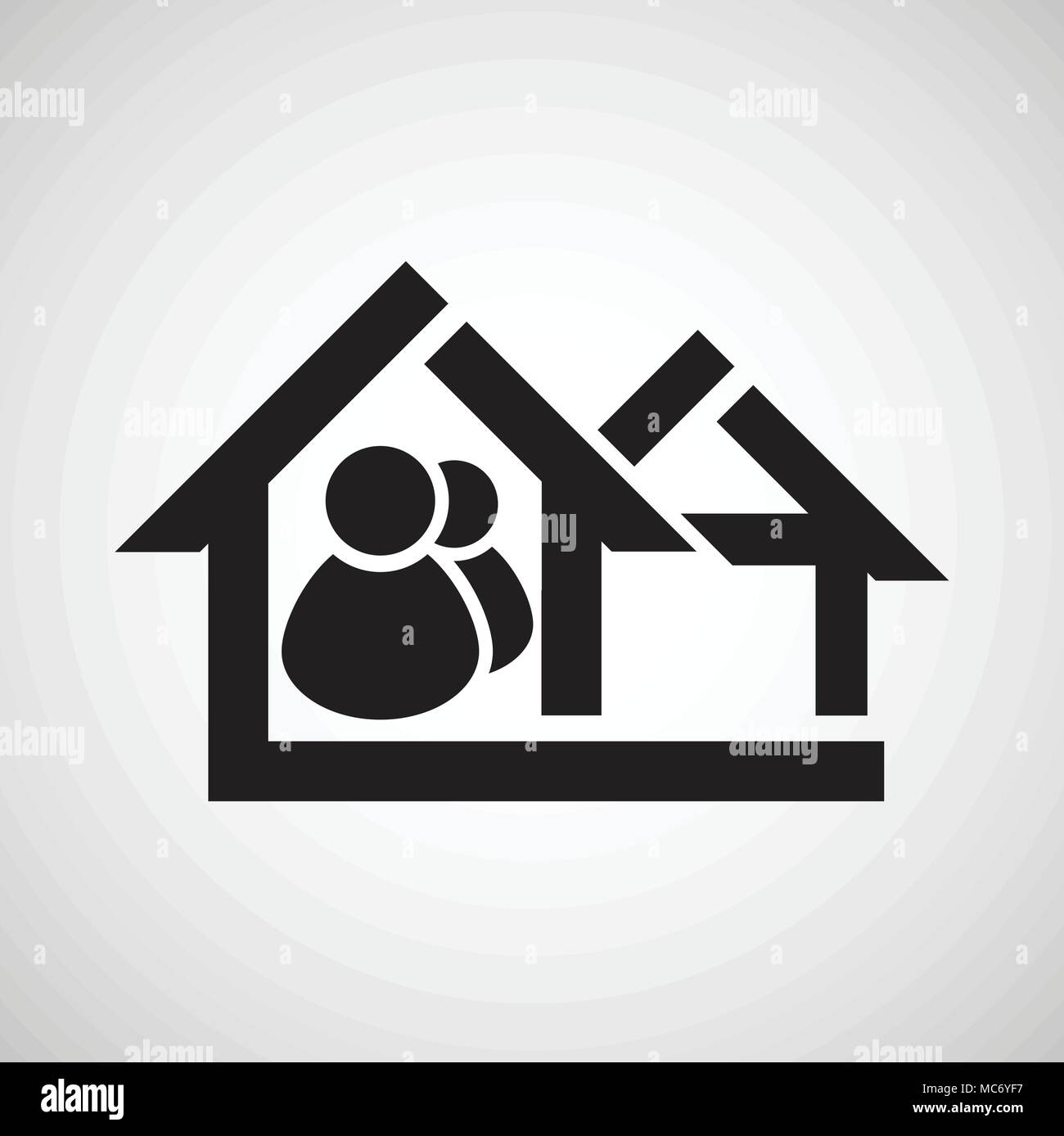 Accomodation icon, vector Stock Vector Image & Art - Alamy