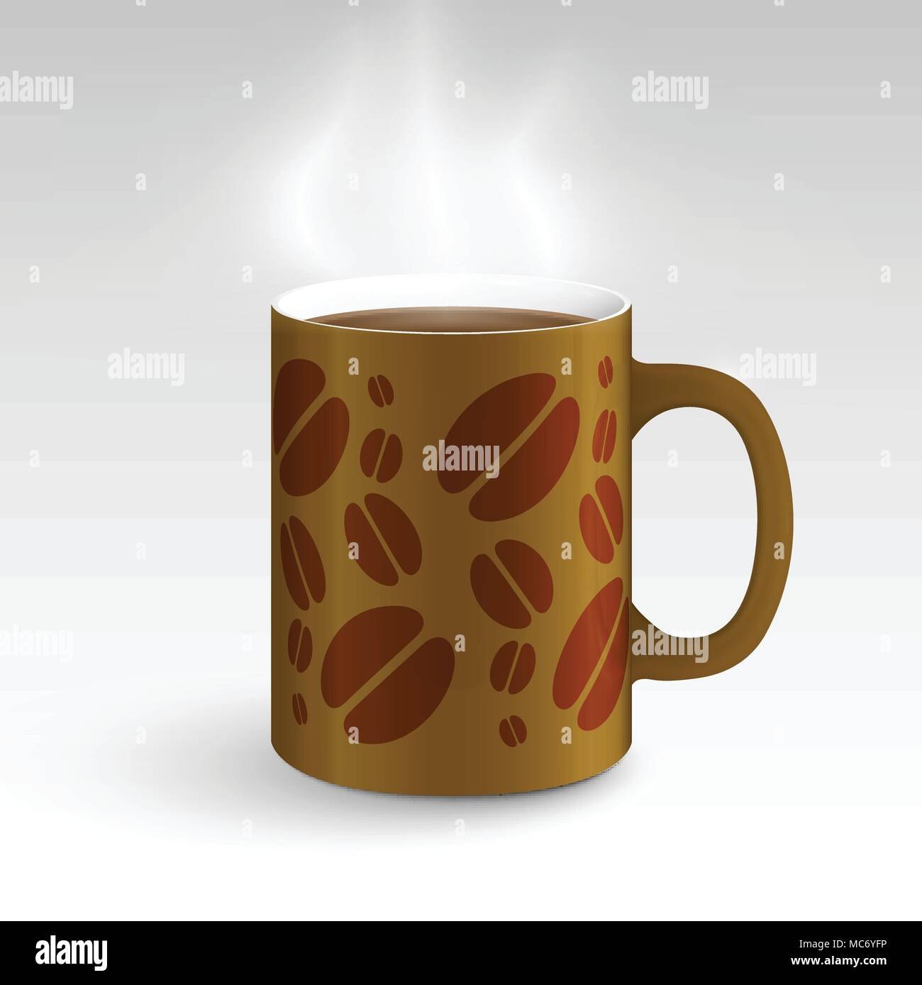 Realistic mug, vector illustration Stock Vector Image & Art - Alamy