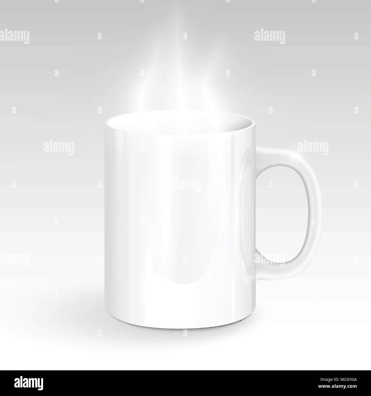 Realistic mug, vector illustration Stock Vector Image & Art - Alamy