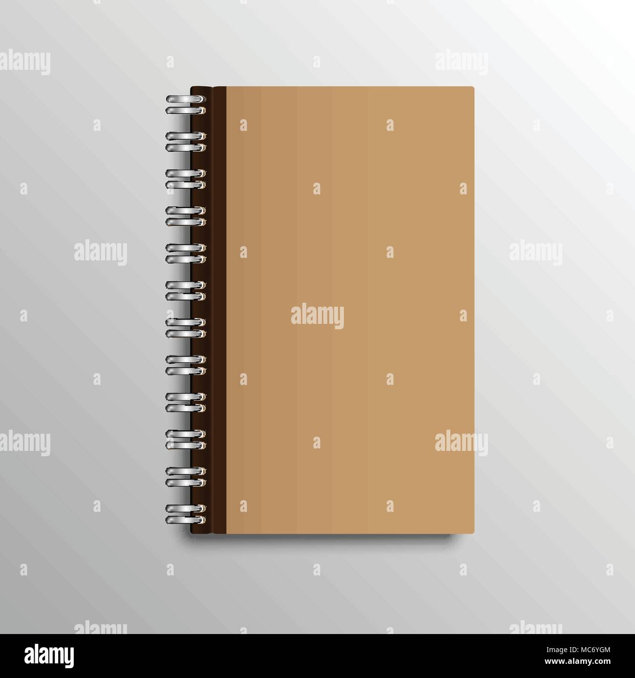 Realistic notebook, vector illustration Stock Vector Image & Art - Alamy