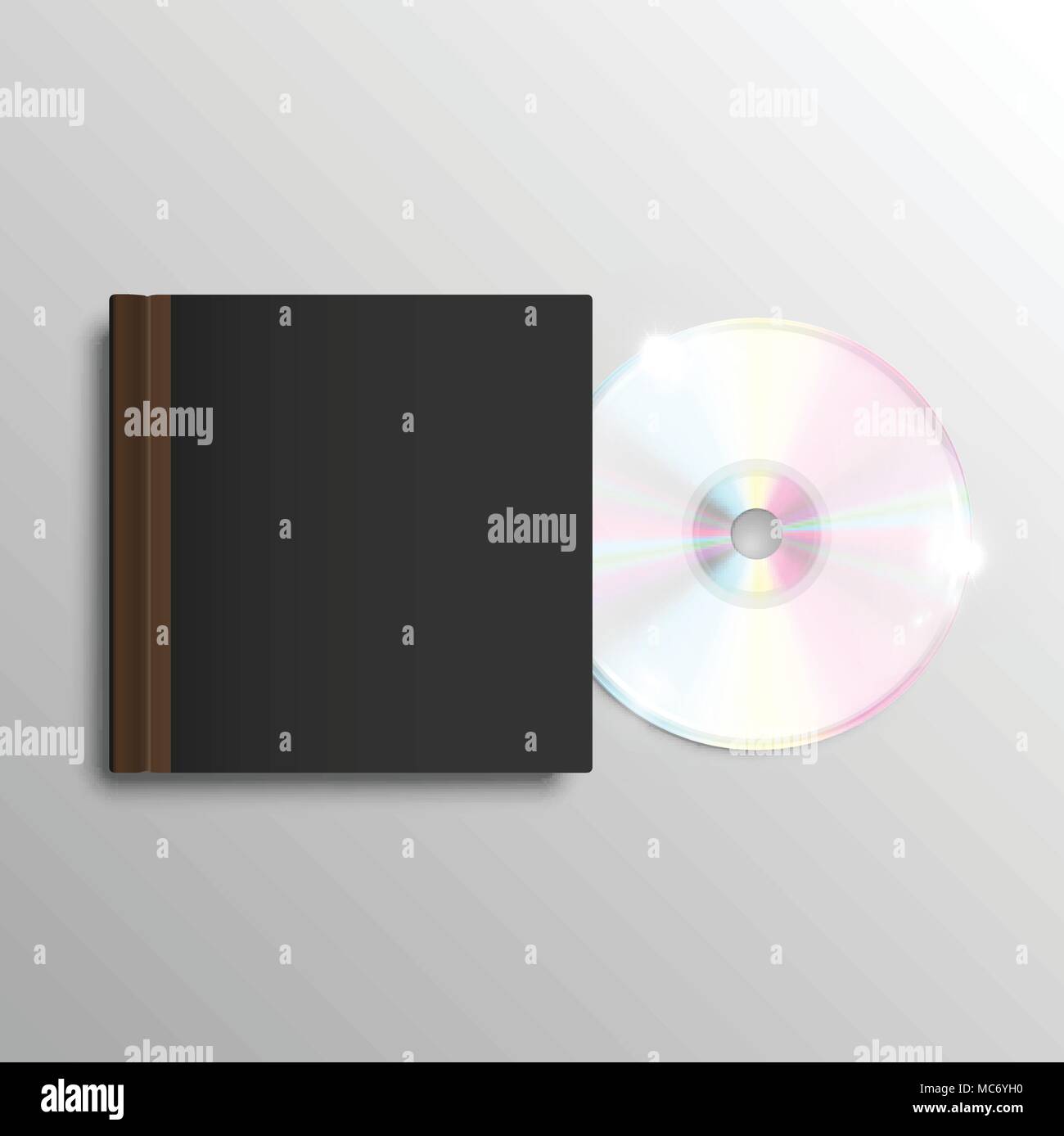 Brown CD case, vector Stock Vector Image & Art - Alamy