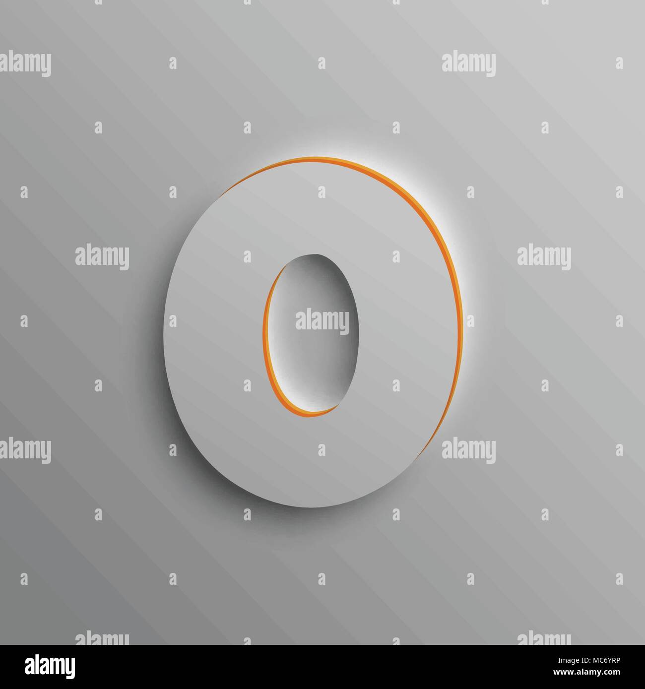 Realistic 3D font, vector Stock Vector Image & Art - Alamy