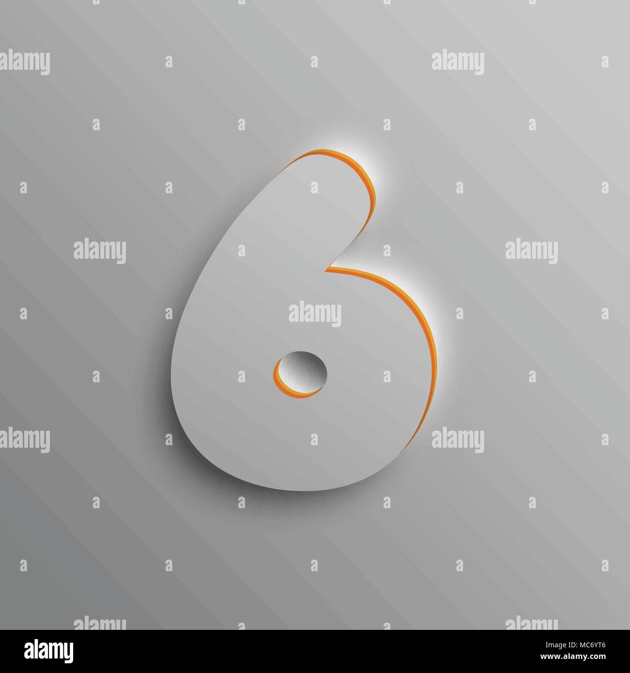 Realistic 3D font, vector Stock Vector Image & Art - Alamy