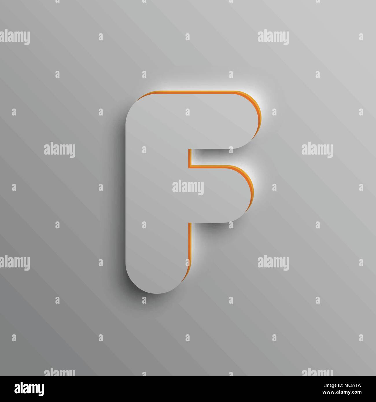 Realistic 3D font, vector Stock Vector Image & Art - Alamy