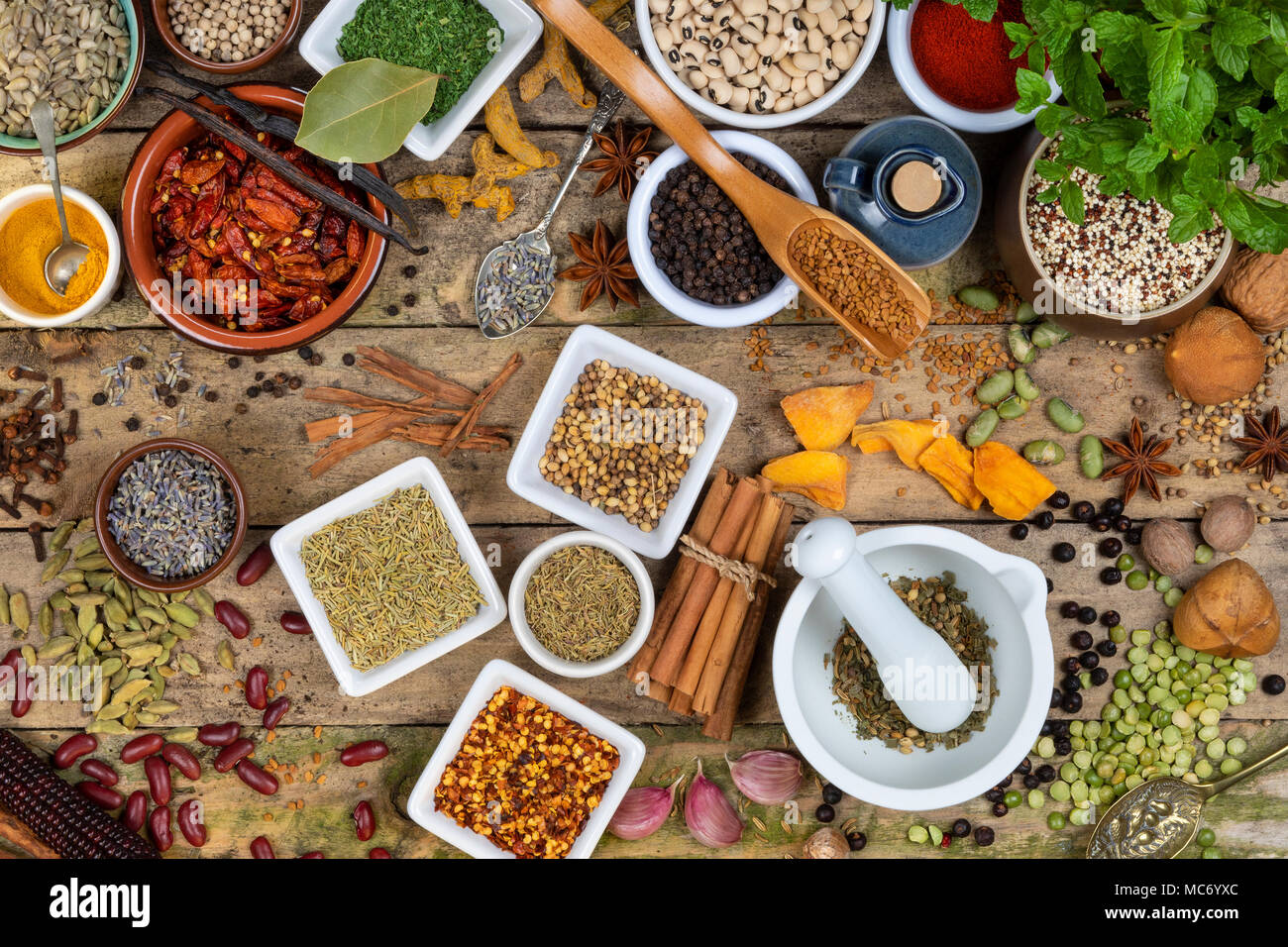 Herbs spice used in hi-res stock photography and images - Alamy