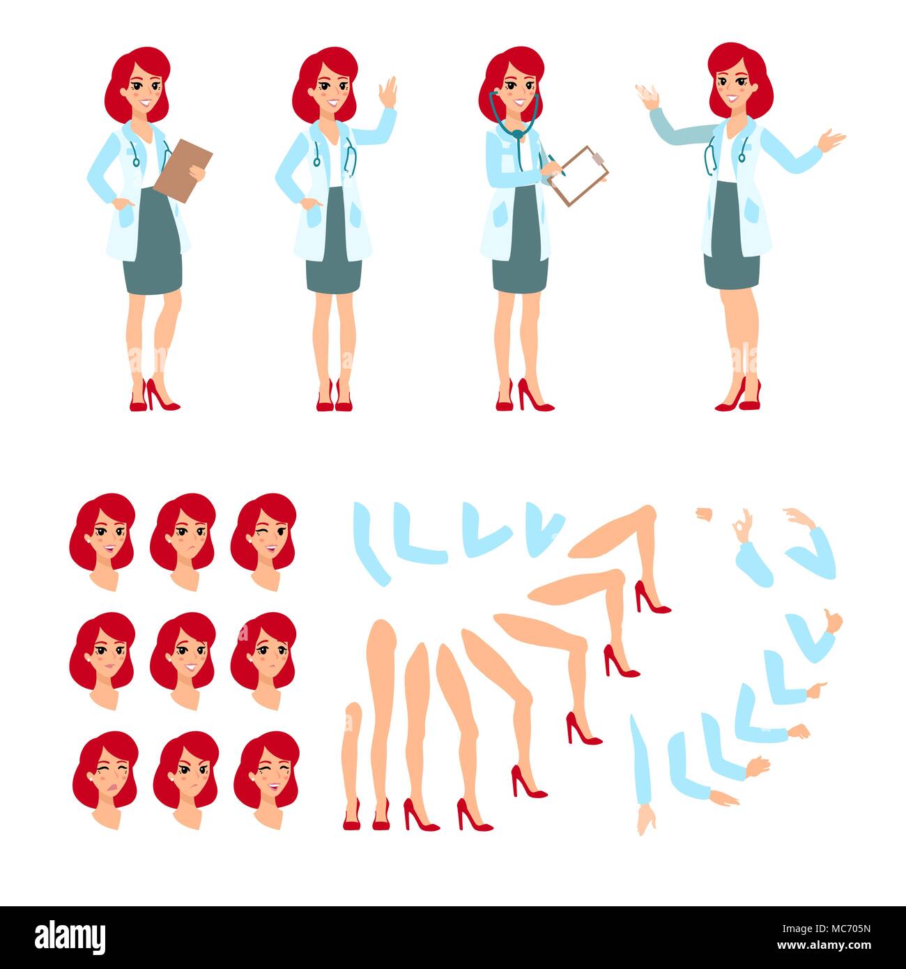Funny character design. Cartoon illustration. Healthcare concept ...
