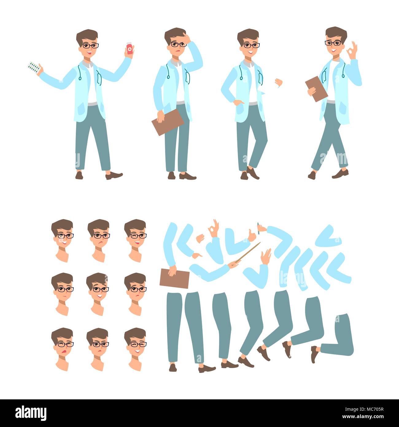 Funny character design. Cartoon illustration. Healthcare concept ...