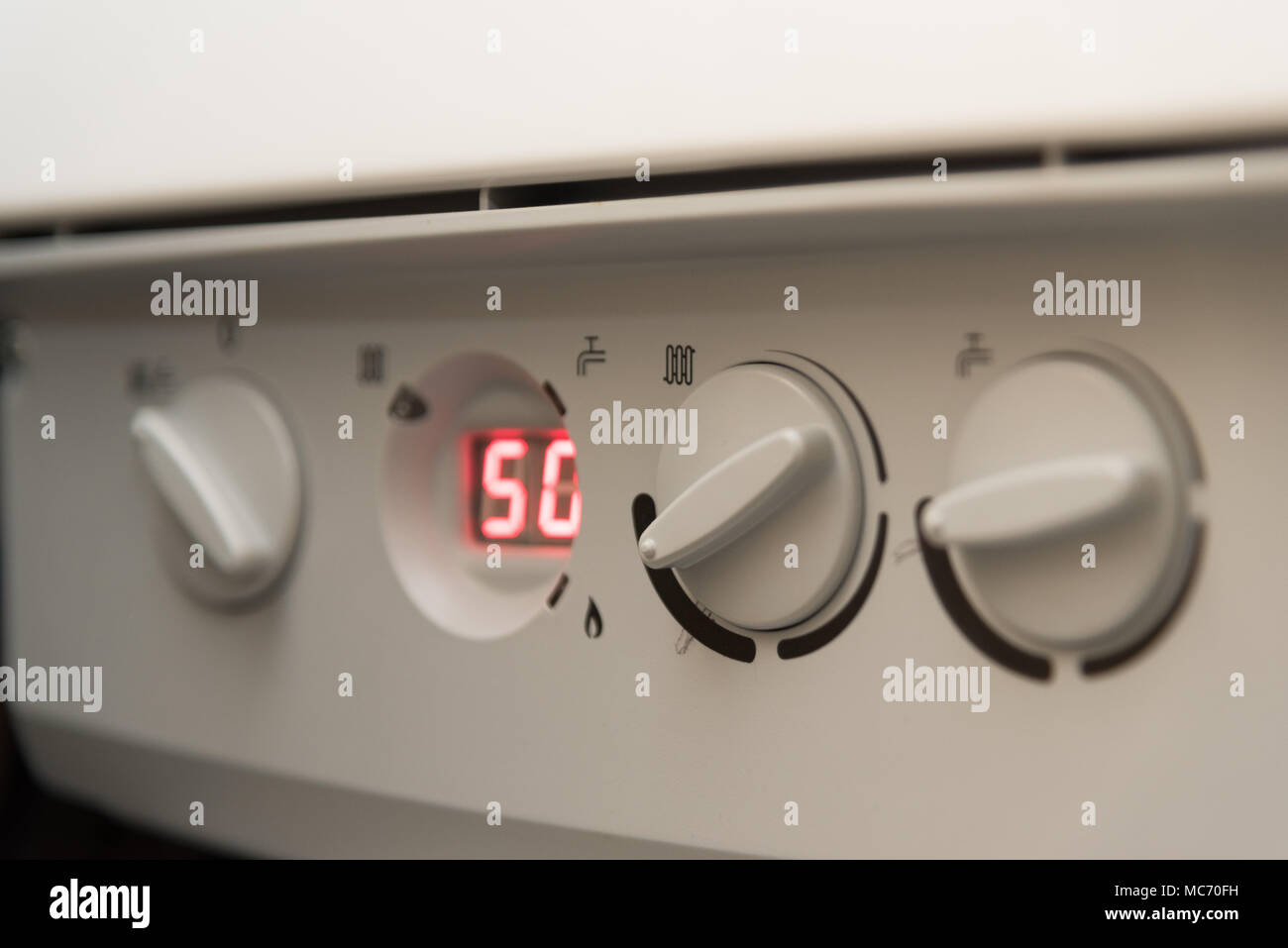 A british gas thermostat hi-res stock photography and images - Alamy