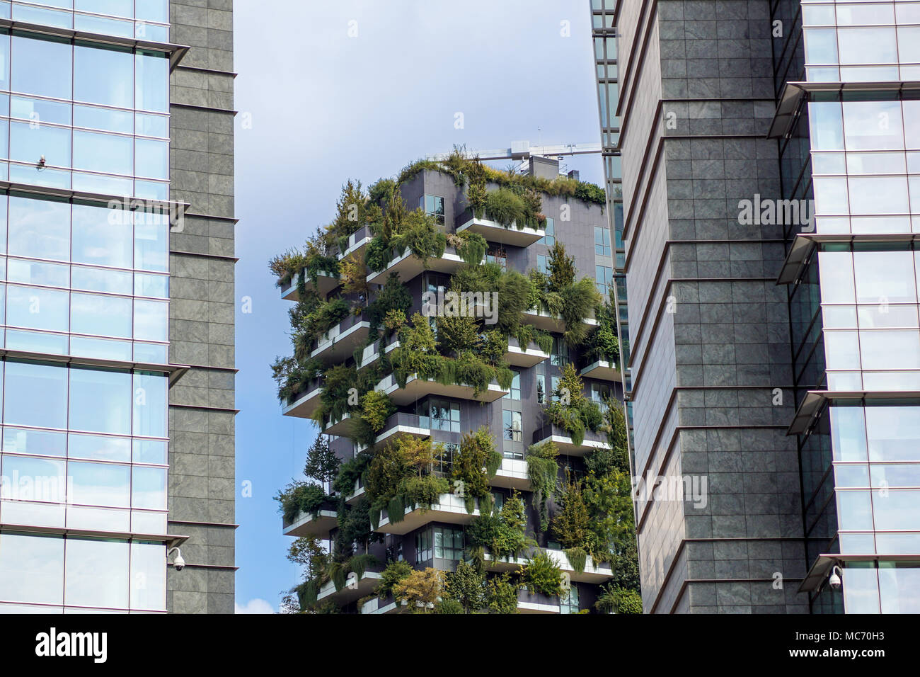 Milan vertical garden hi-res stock photography and images - Alamy