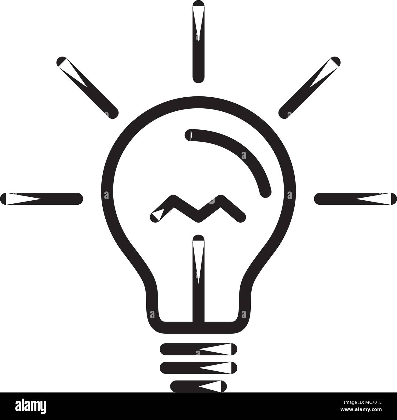 Light Bulb Lamp Stock Vector Image & Art - Alamy