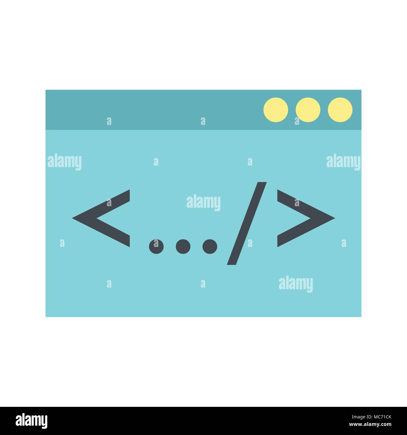 Greater than less than icon, flat style Stock Vector Image & Art - Alamy