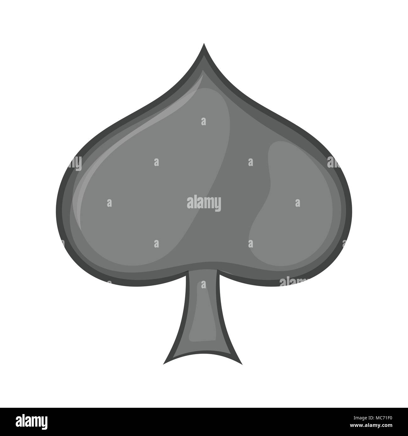 Card suit spades icon, cartoon style Stock Vector Image & Art - Alamy