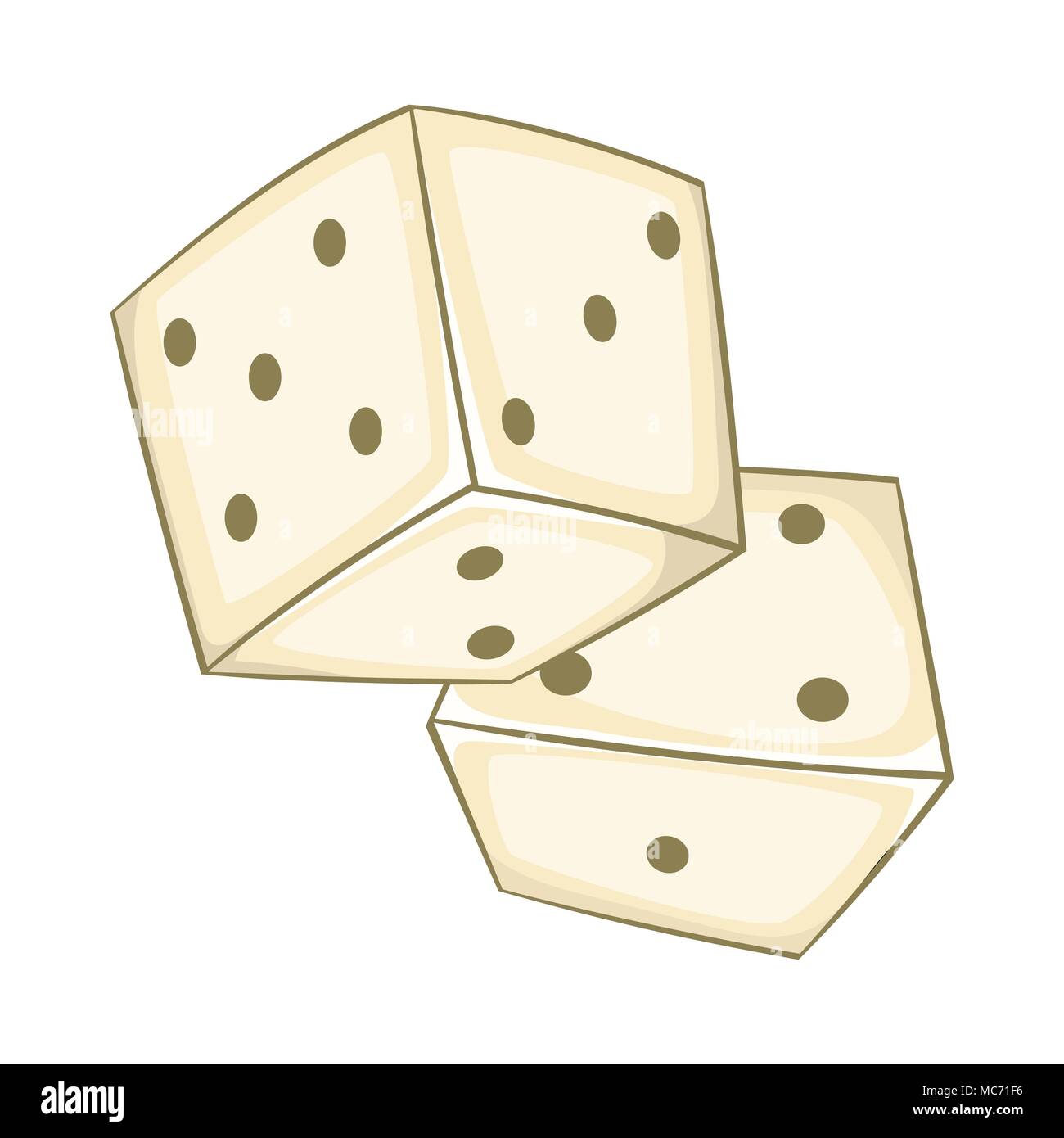 Dice icon, cartoon style Stock Vector Image & Art - Alamy