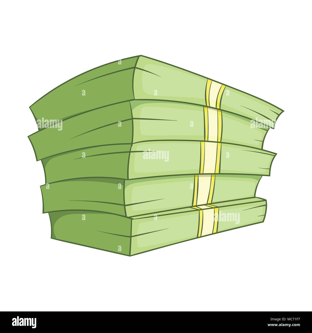 Stack of money icon, cartoon style Stock Vector Image & Art - Alamy