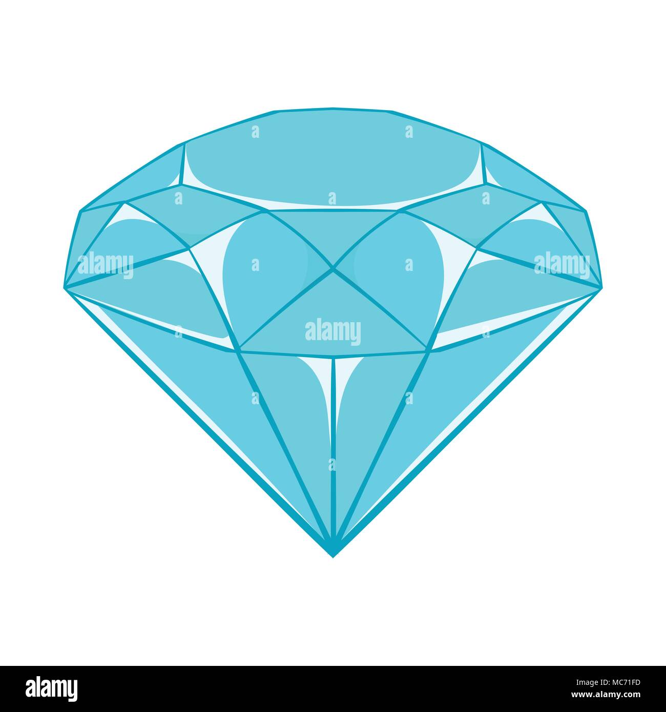 Diamond icon, cartoon style Stock Vector Image & Art - Alamy