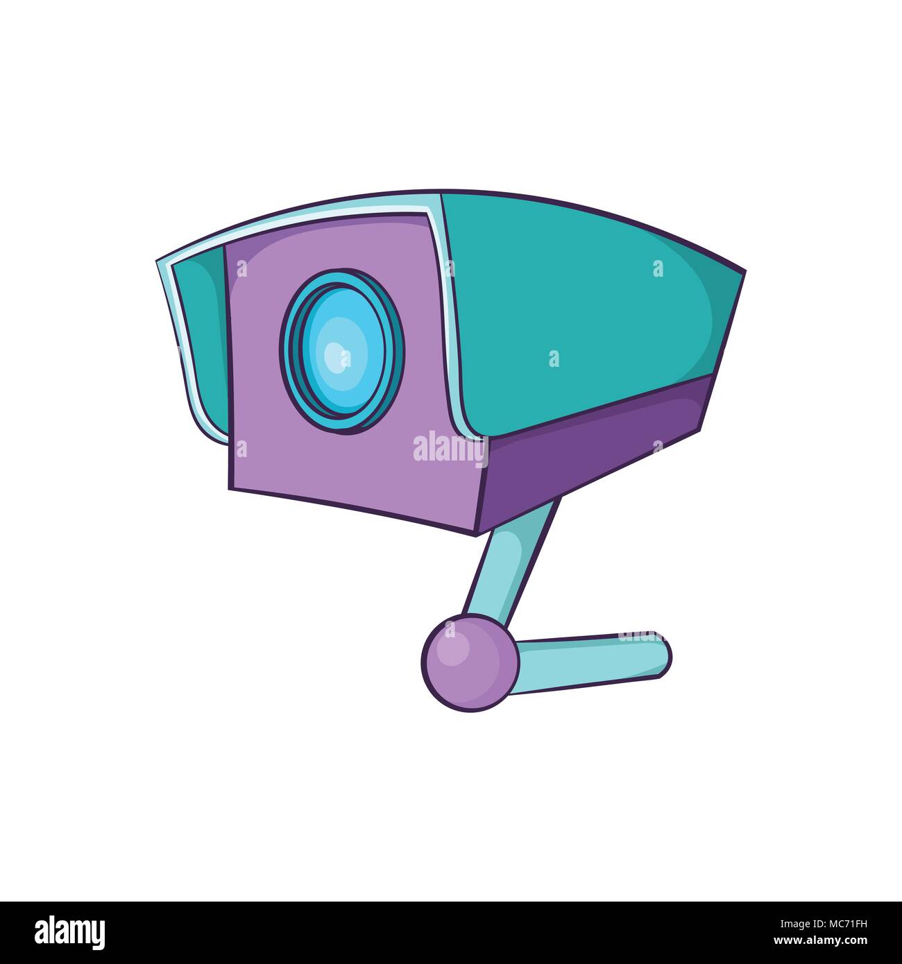 CCTV camera icon, cartoon style Stock Vector Image & Art - Alamy