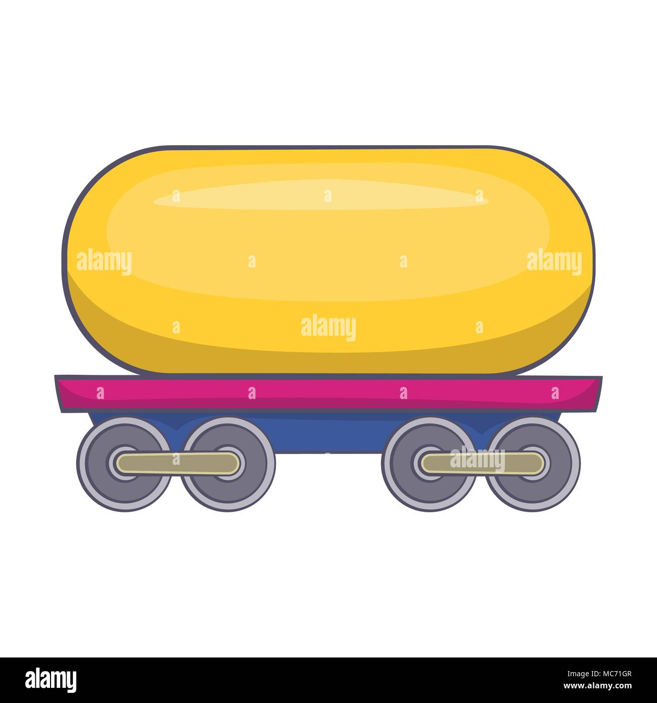 Tank car for gasoline icon, cartoon style Stock Vector Image & Art - Alamy