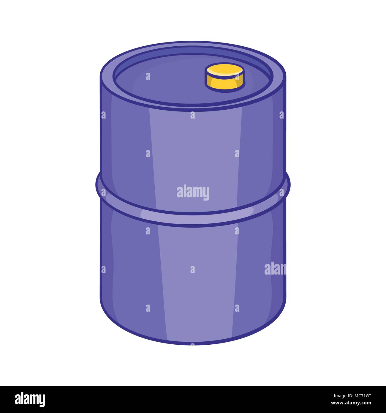 Barrel for gasoline icon, cartoon style Stock Vector Image & Art - Alamy