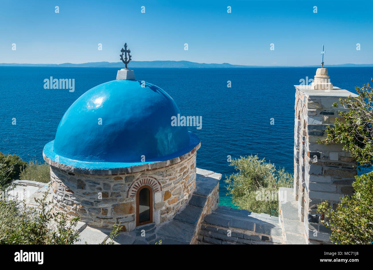 Halkidiki athos monasteries hi-res stock photography and images - Alamy
