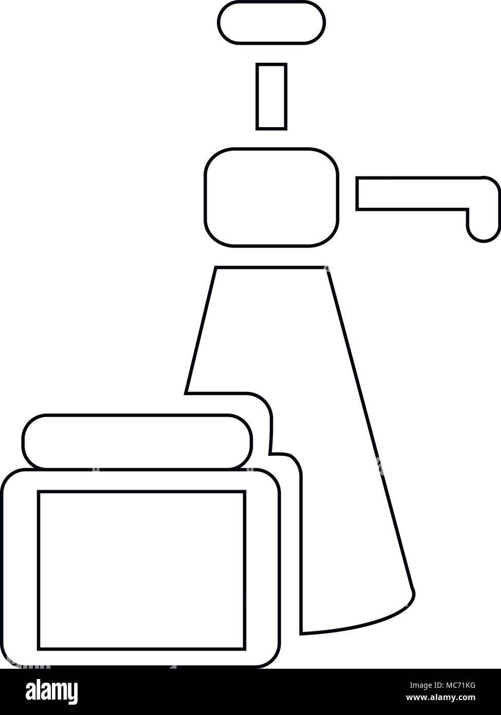 Body care products icon, outline style Stock Vector Image & Art - Alamy