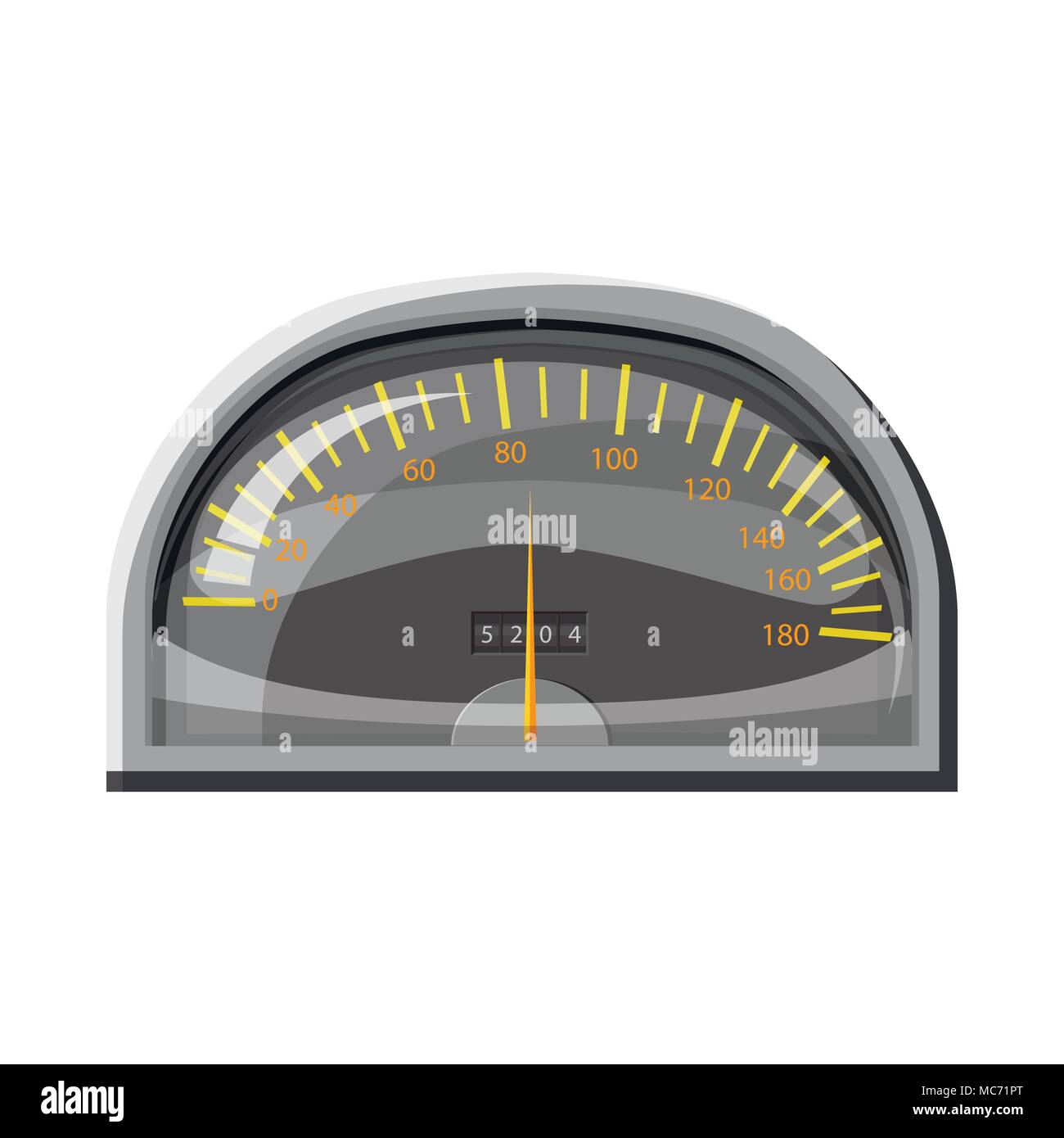 Speedometer odometer icon cartoon style Stock Vector Images - Alamy