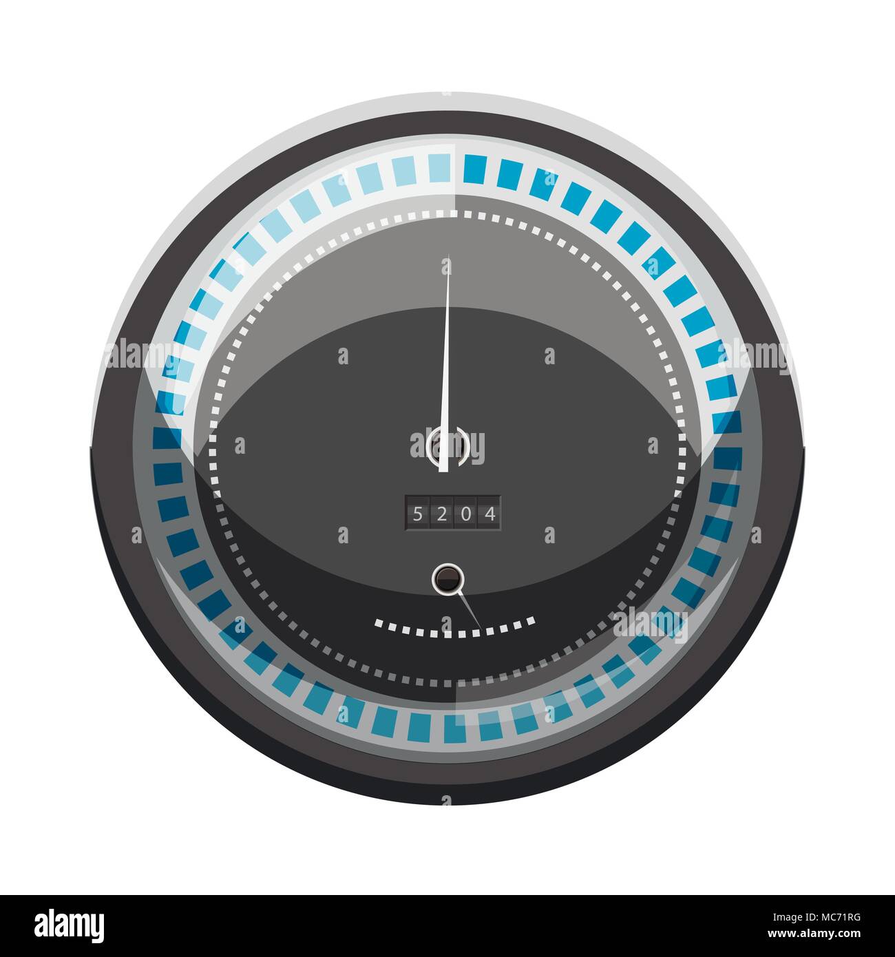 Speedometer to calculate speed icon, cartoon style Stock Vector Image ...