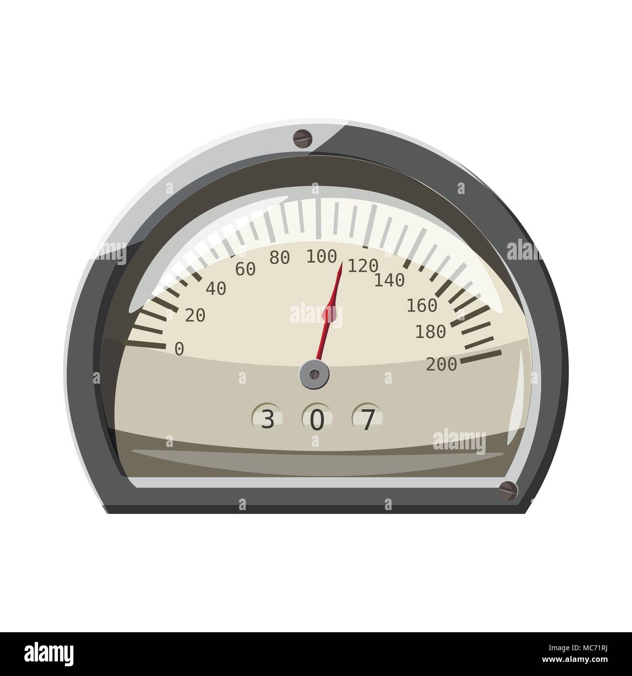 Small speedometer icon, cartoon style Stock Vector Image & Art - Alamy