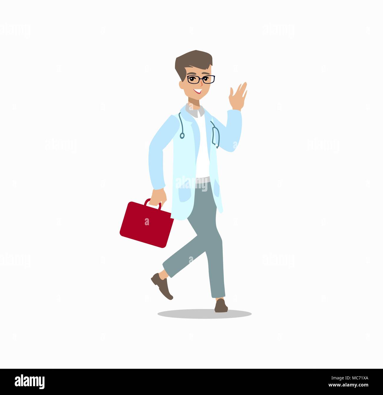 Funny character design. Cartoon illustration. Healthcare concept ...