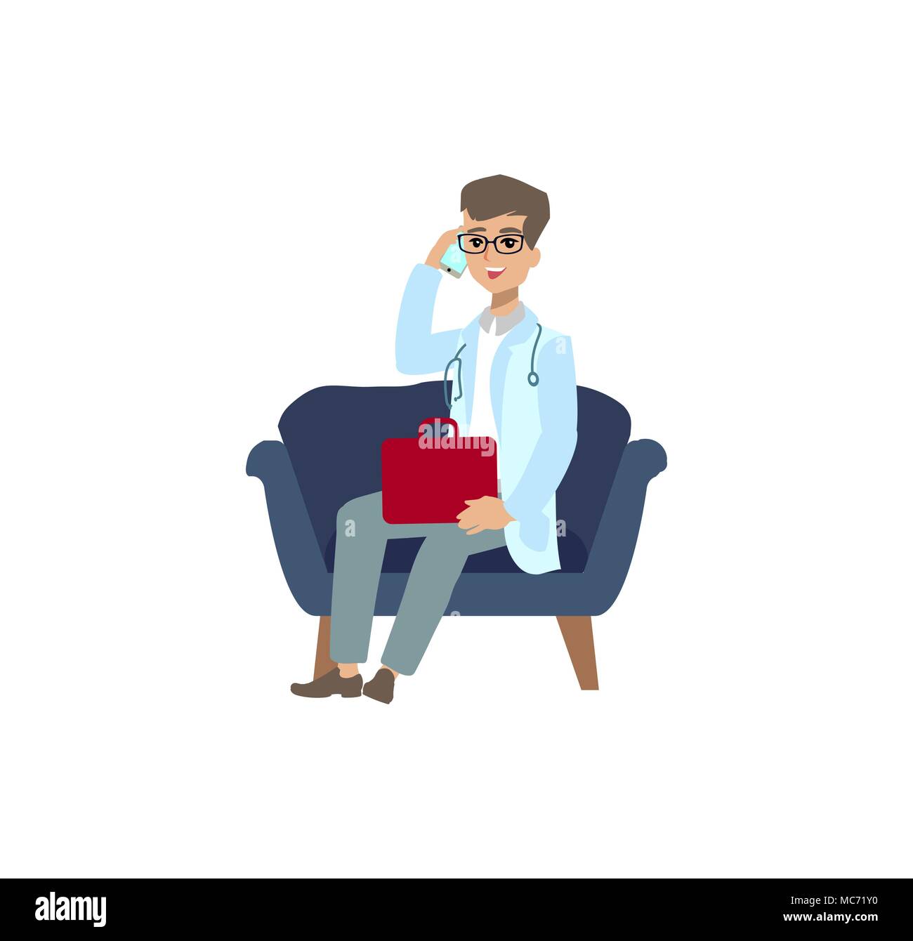 Funny character design. Cartoon illustration. Healthcare concept ...
