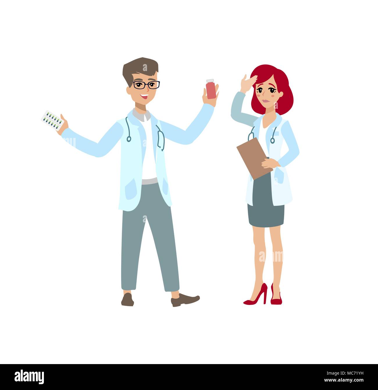 Funny character design. Cartoon illustration. Healthcare concept ...