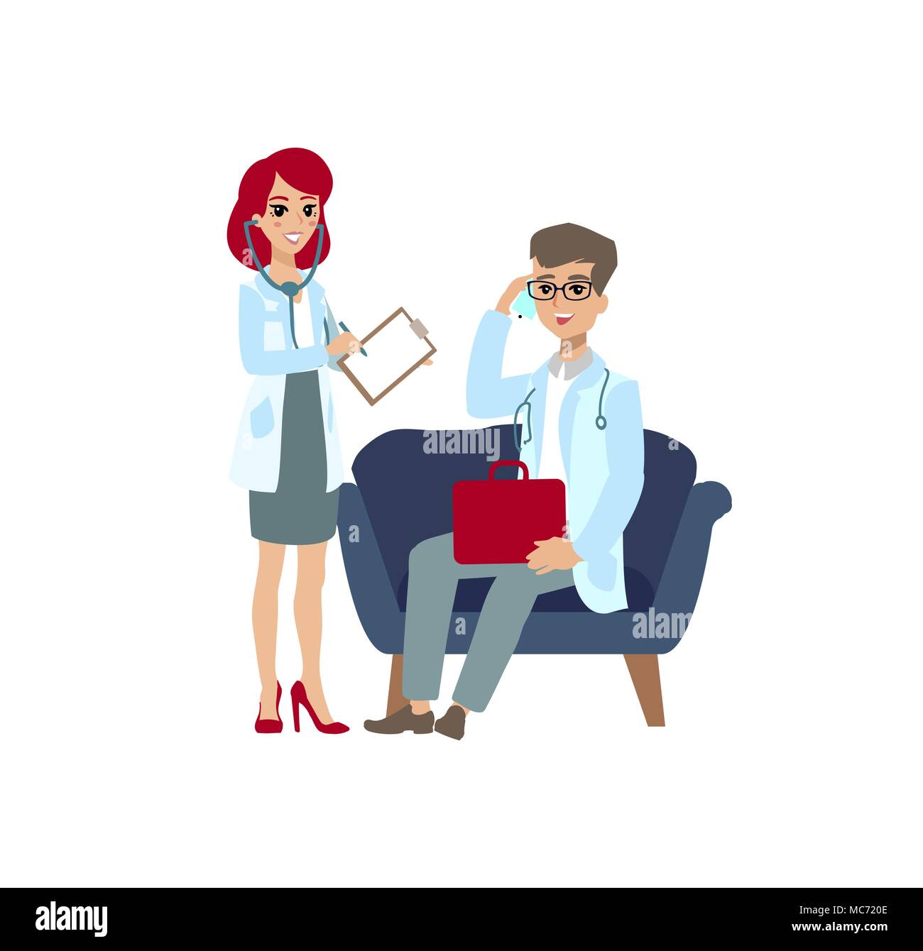 Funny character design. Cartoon illustration. Healthcare concept ...