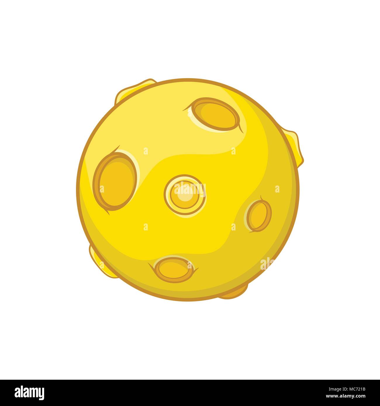 Moon icon, cartoon style Stock Vector Image & Art - Alamy