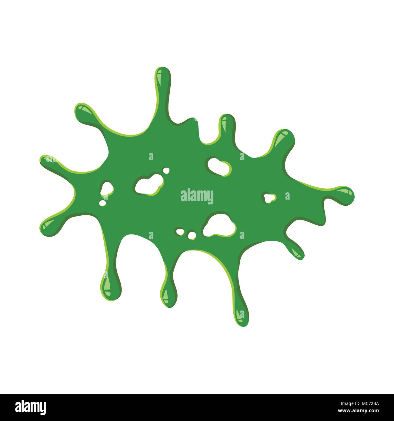 Splattered mucus isolated on white background Stock Vector Image & Art ...