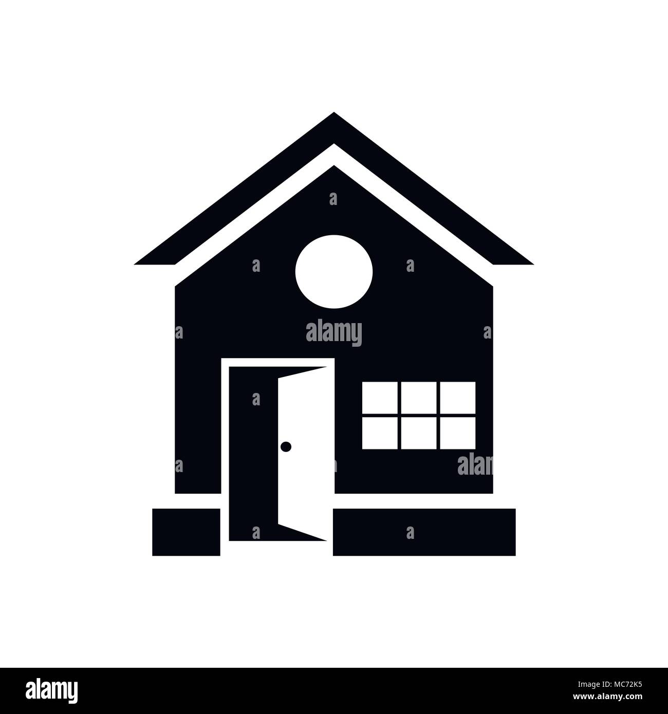 Opened door in light Stock Vector Images - Alamy