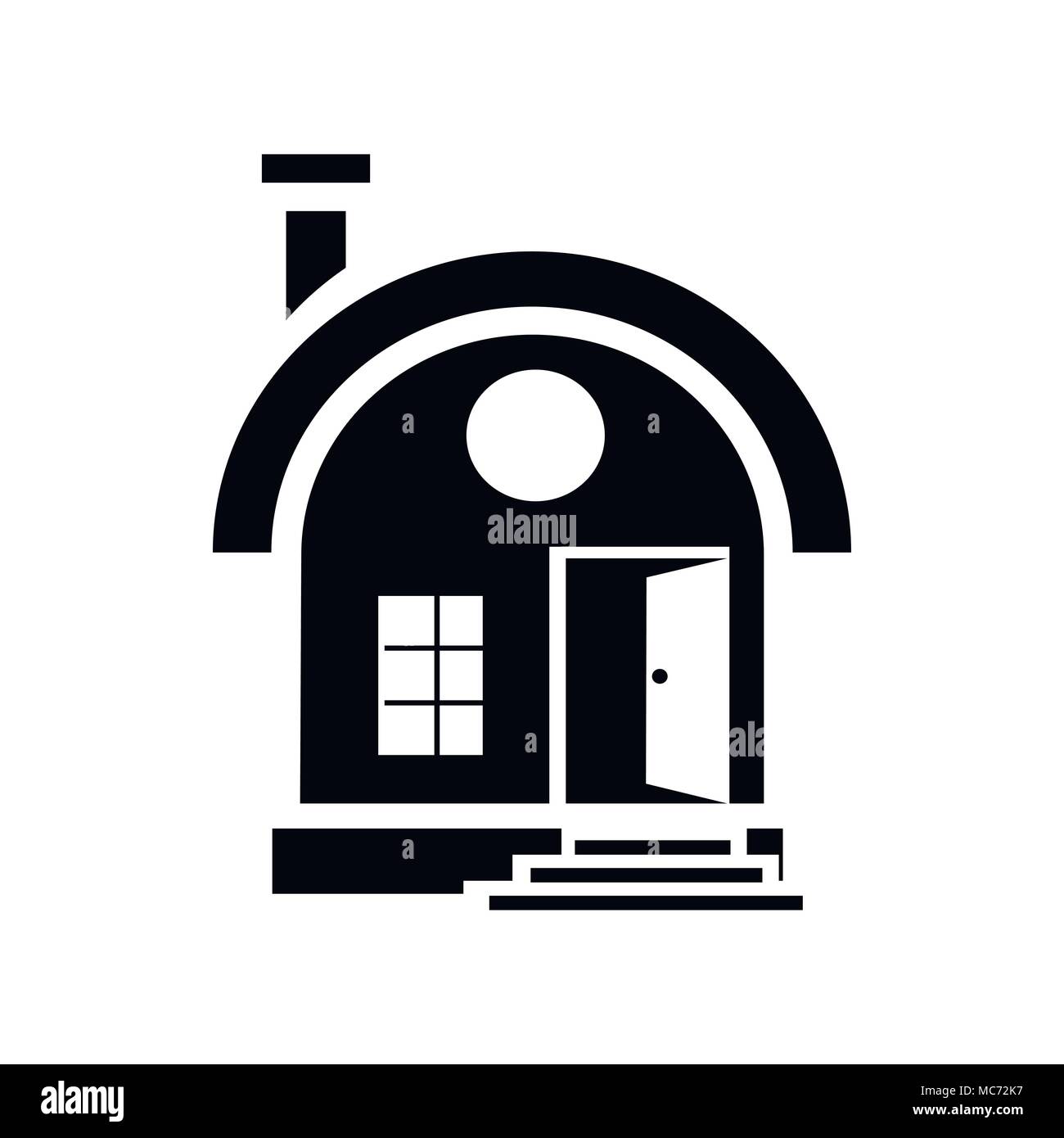 Small urban house icon, simple style Stock Vector Image & Art - Alamy