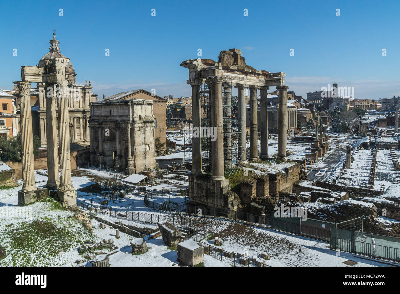 Fori Imperiali Rome Italy Stock Photo - Alamy