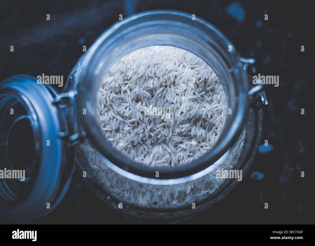 Rice in a Jar Stock Photo - Alamy