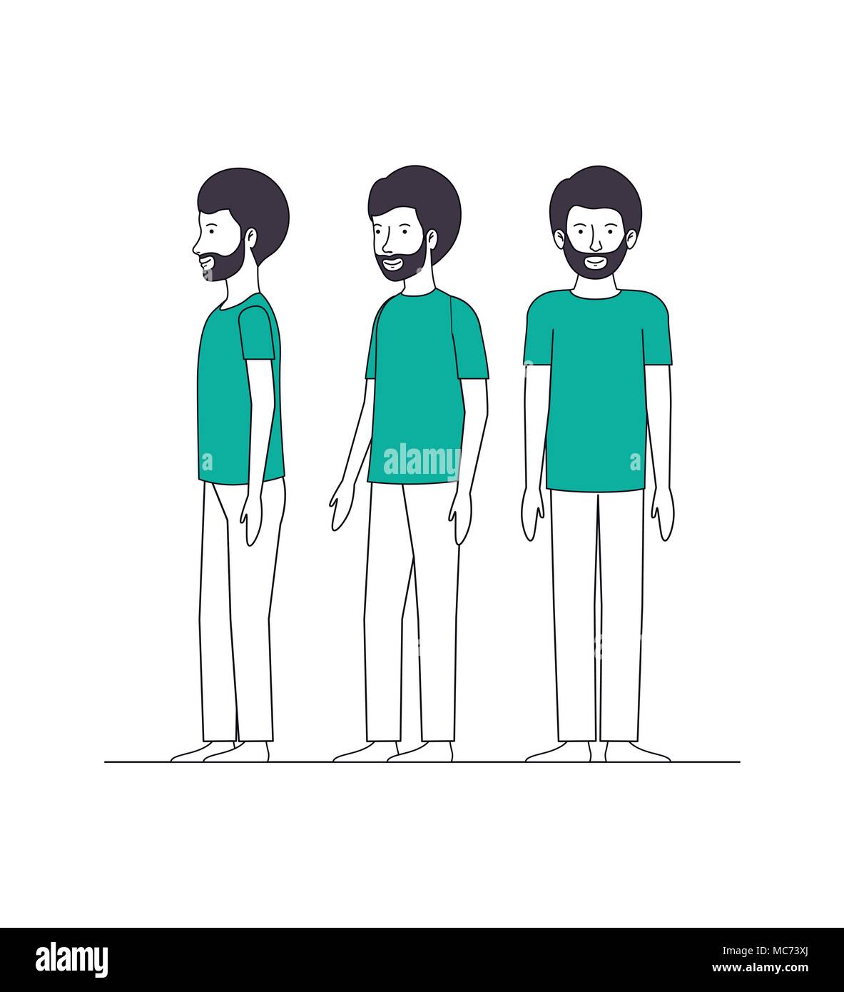 Men social clothes Stock Vector Images - Alamy