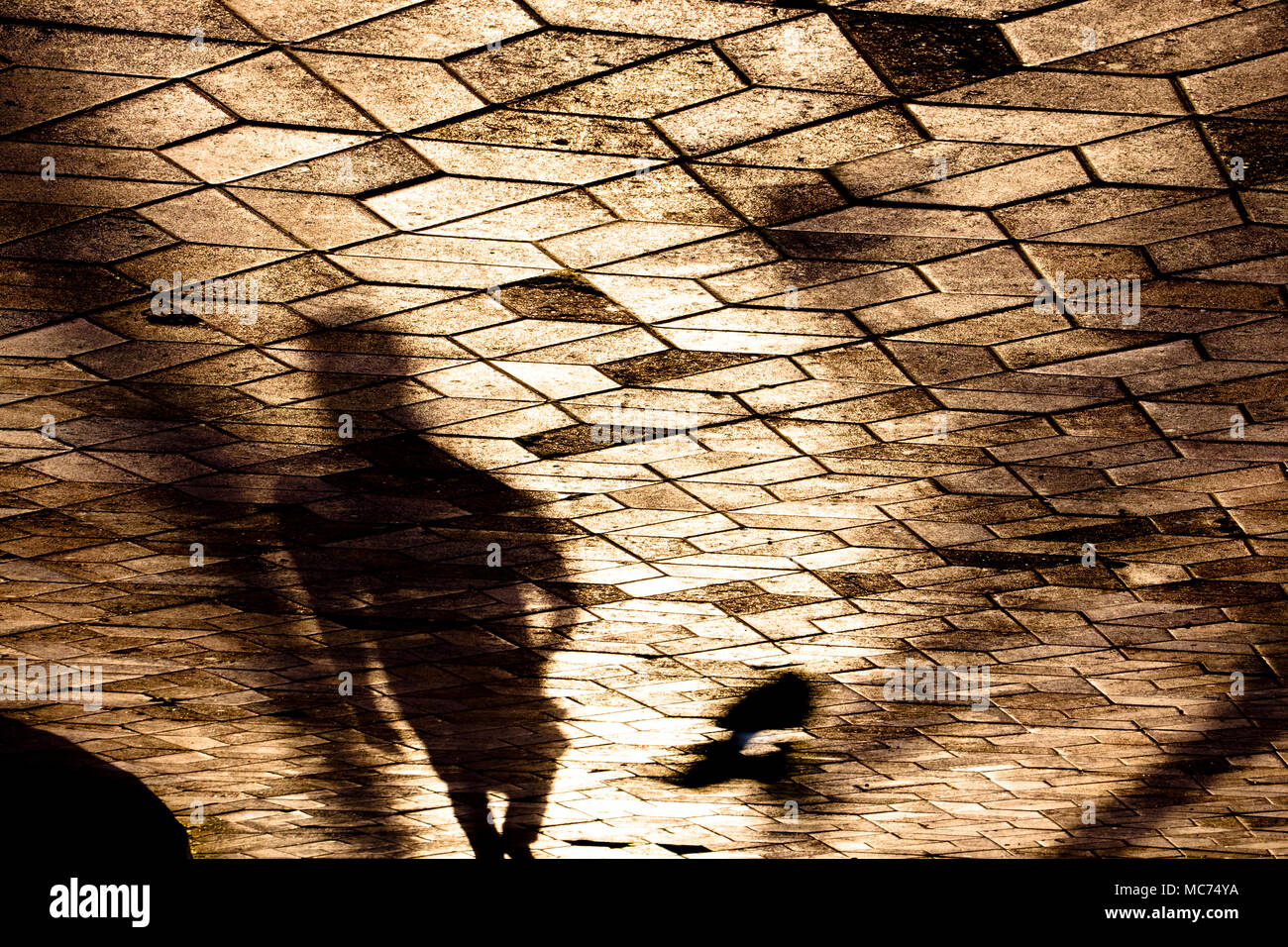 One person light and shadow silhouette hi-res stock photography and ...